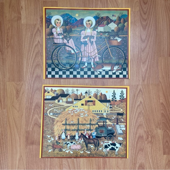 Art | Vintage Charles Wysocki 1975 Calendar Page Bundle | Poshmark